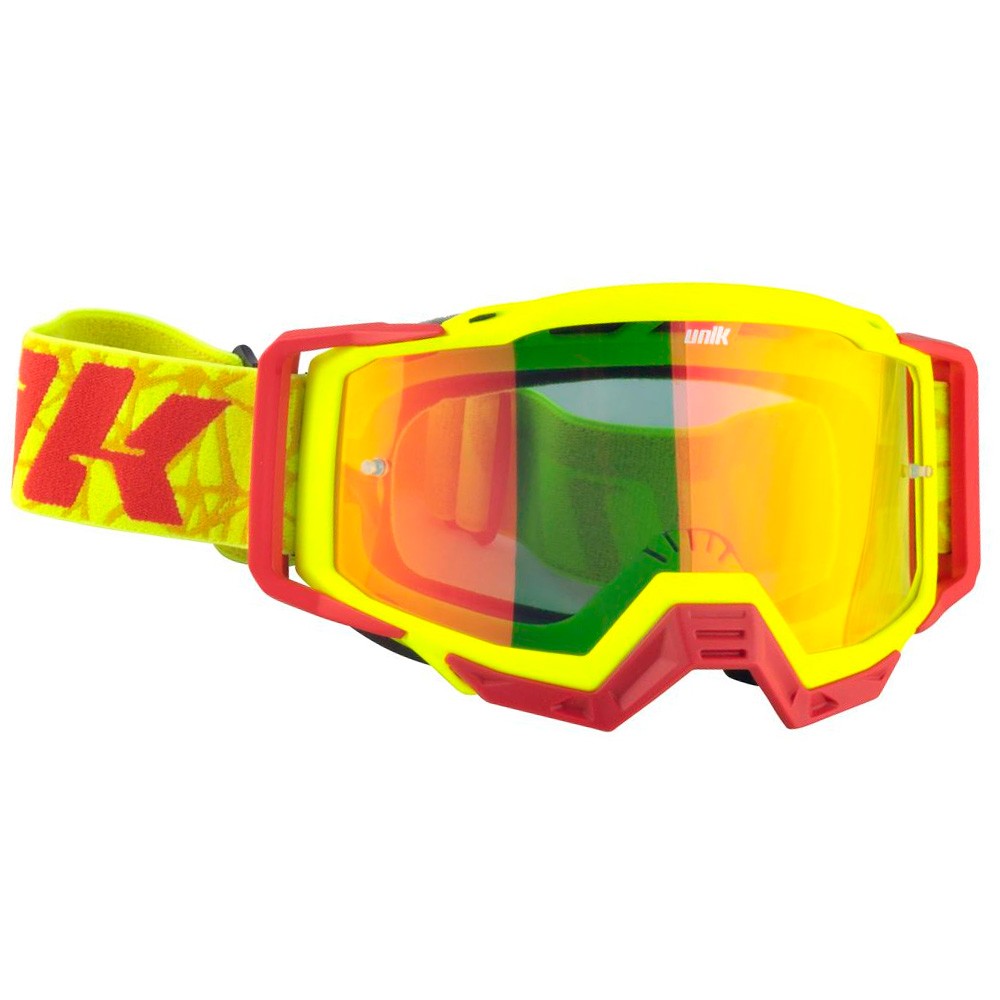 MASQUE UNIK GX03 JAUNE / ROUGE - Offre