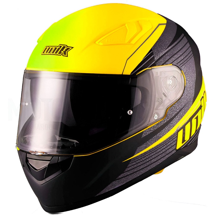 HELMET UNIK CI01 LINK + PINLOCK YELLOW MATT - Offer