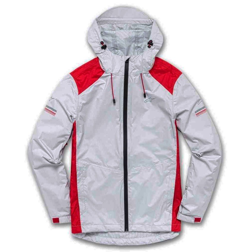 CHAQUETA IMPERMEABLE ALPINESTARS RESIST II GRIS CLARO - Oferta