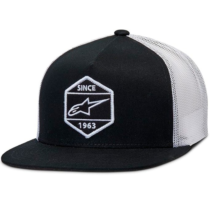 BONÉ ALPINESTARS BOLT TRUCKER PRETO / BRANCO - Oferta