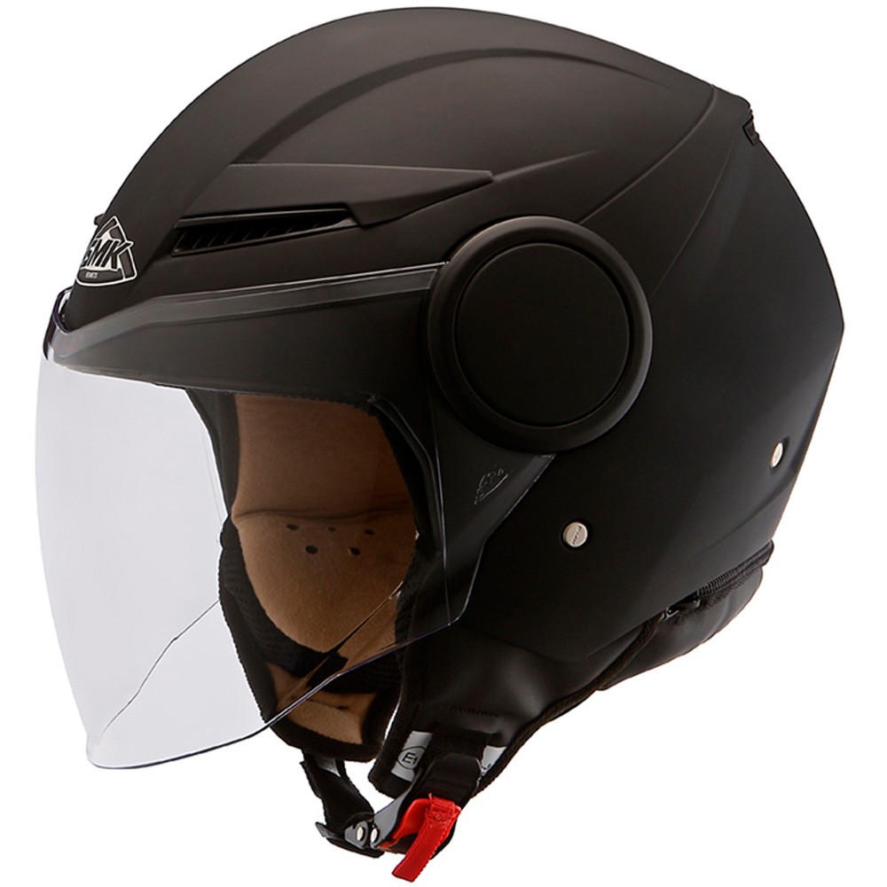 CASCO JET SMK STREEM MONOCOLOR NEGRO MATE - Oferta