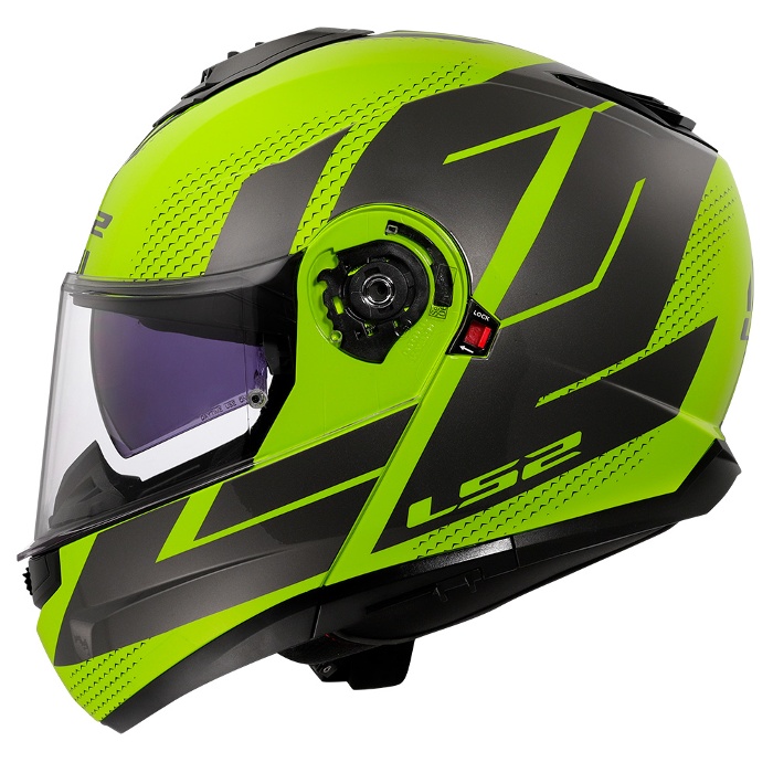 CAPACETE MODULAR LS2 FF908 STROBE II CODE - AMARELO / CINZA - Oferta