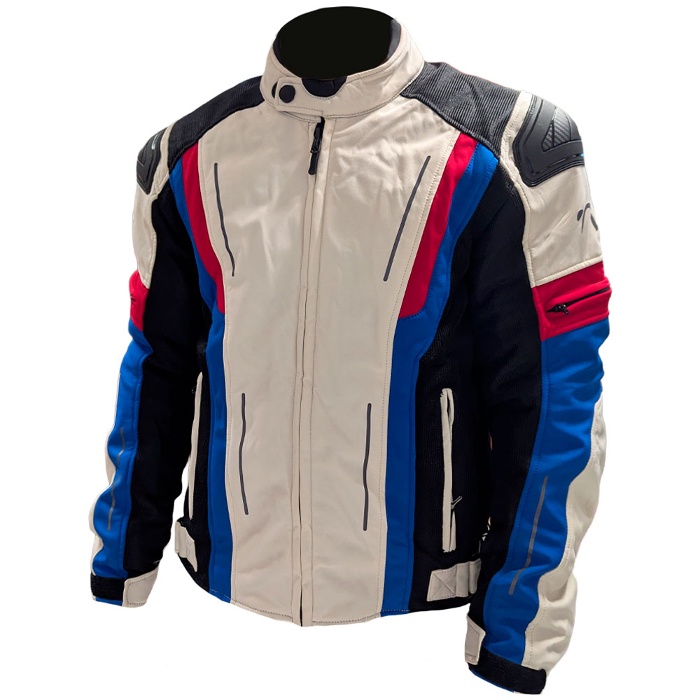 4 SEASON JACKET OUT RUNNER - WHITE / BLACK / BLUE - Offer