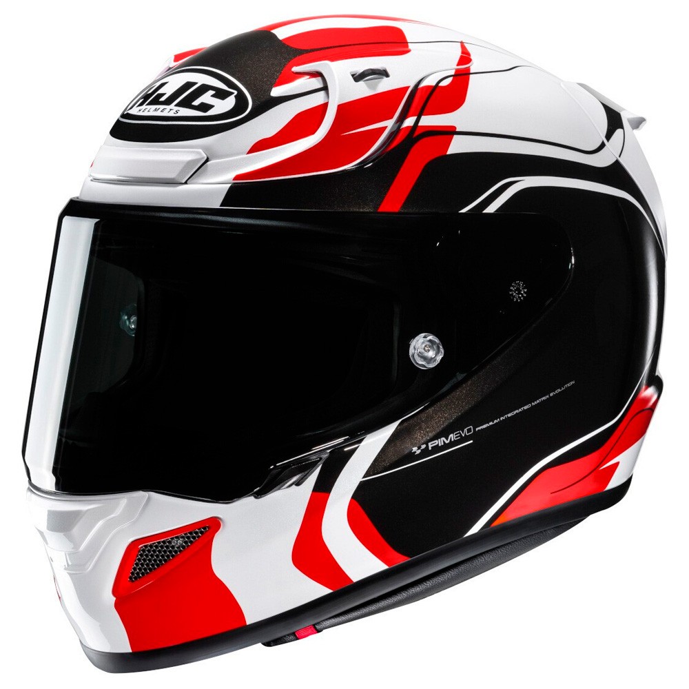 CASCO HJC RPHA 12 LAWIN - BLANCO / ROJO / NEGRO - Oferta
