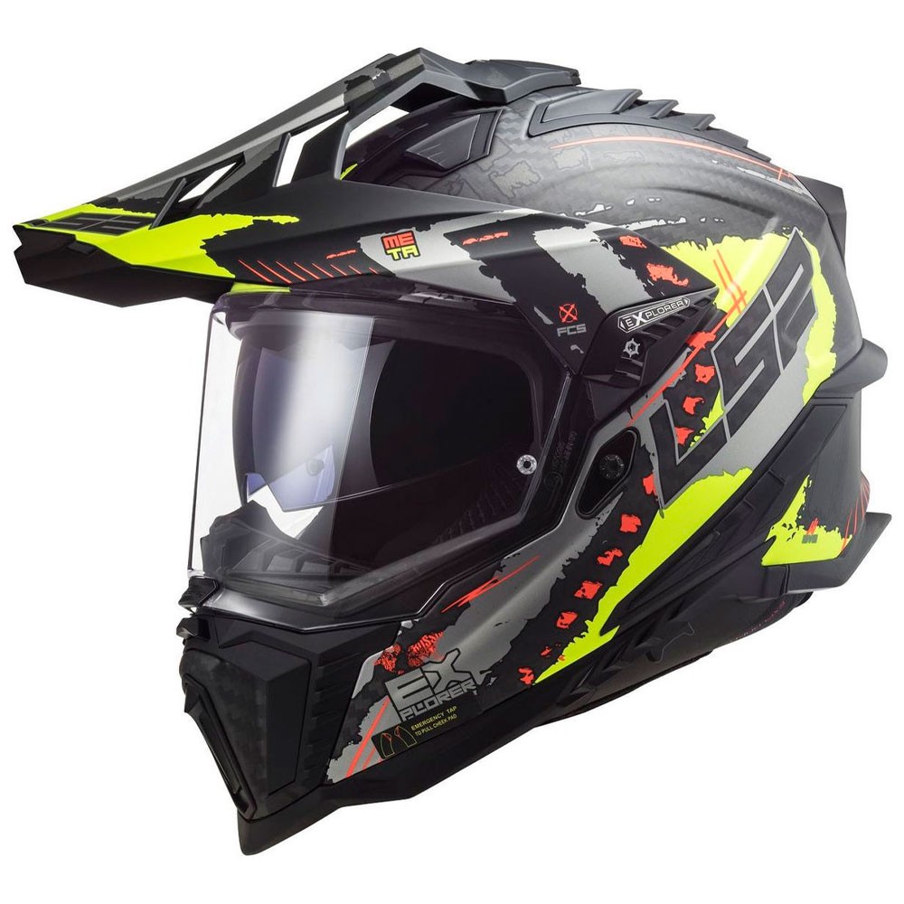 LS2 MX701 CARBON EXPLORER EXTEND HELMET - YELLOW - Offer