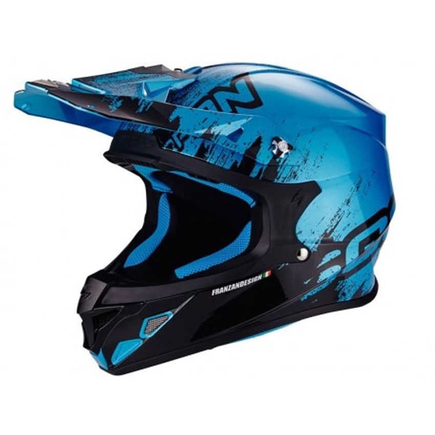 SCORPION VX21 MUDIRT CROSS / ENDURO HELMET BLACK / YELLOW - Offer